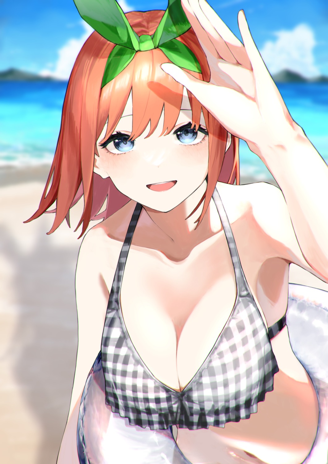 jun (30409972) 5-toubun no hanayome nakano yotsuba bikini top swimsuits | #1011604 | yande.re